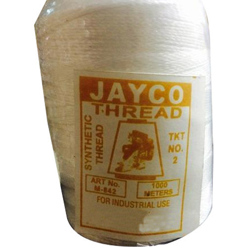 Dyed White Heavy Synthetic Thread, for Textile Industry Price in ...