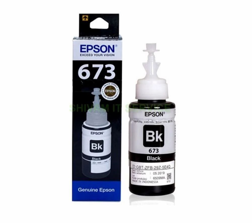 Epson 673 Black Ink Bottle for Printing Price in Mumbai, Maharashtra ...