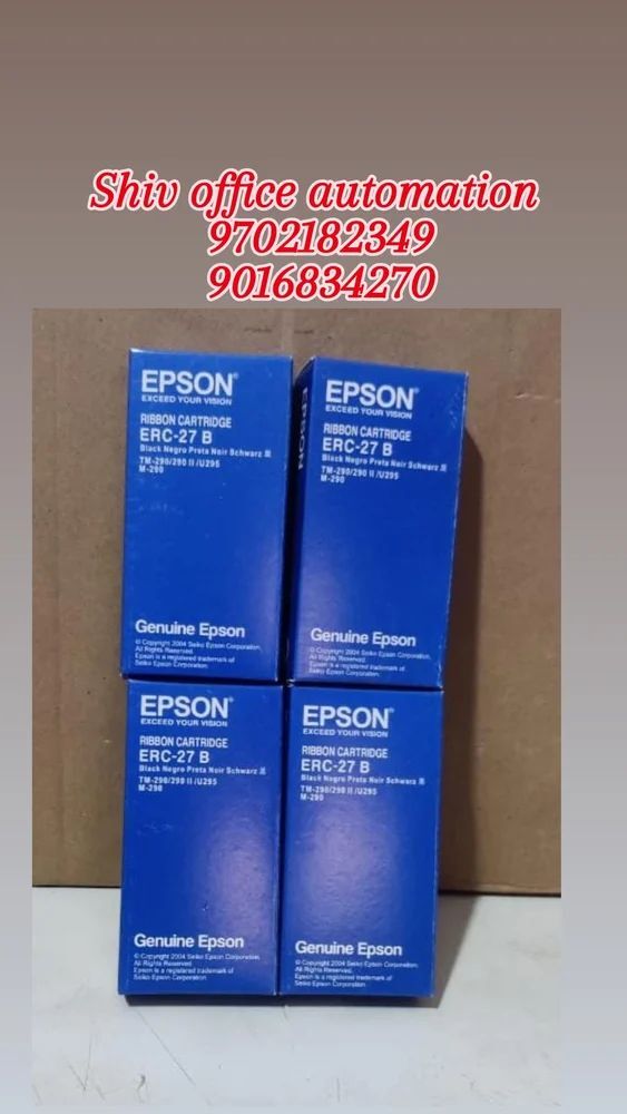 Epson Erc 27 Printer Ribbon Manufacturer & Seller in Mumbai - SHIV ...