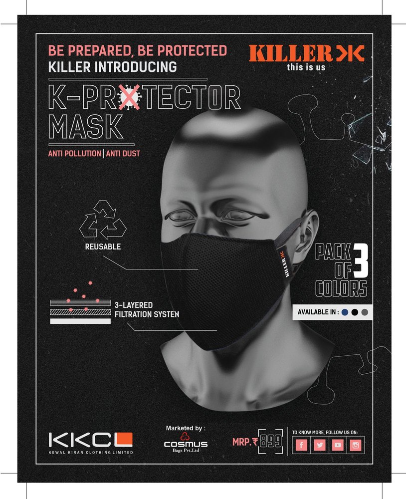 Face Mask Number of Layers: 3 PU Laptop Bag, For Safety Purpose Price ...