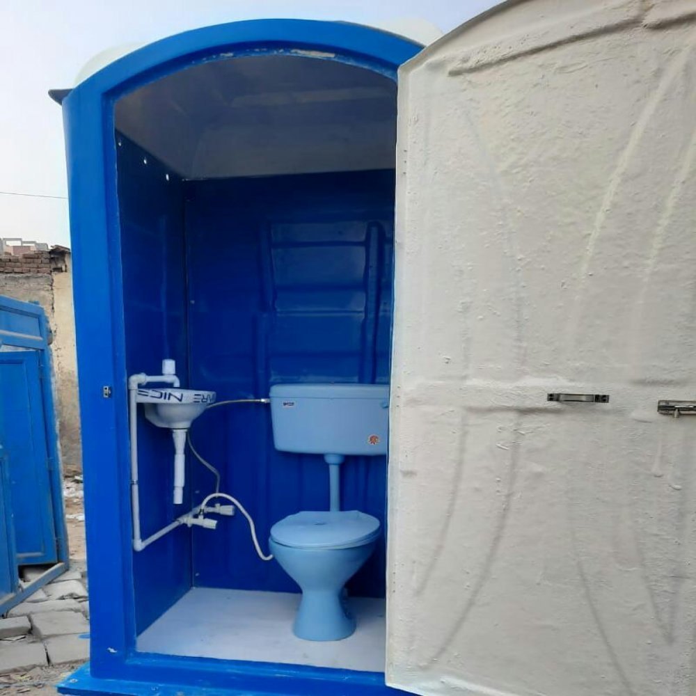 FRP Modular Portable Single Toilet Cabin, No. Of Compartments: 01 Price ...