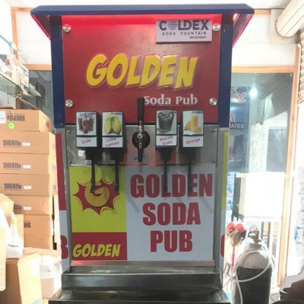 Golden Soda Fountain Machine, 240 V Manufacturer & Seller in Ahmedabad