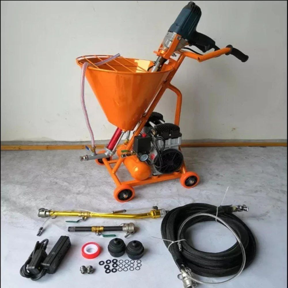 Gypsum Spraying Plastering Machine, 240 V, 50 Liters/Hour Manufacturer ...