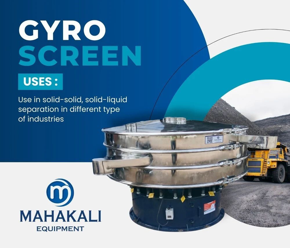 Gyro Screen Machine, Capacity: 100 kg/hr Manufacturer & Seller in ...