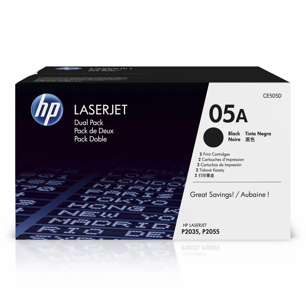 HP 05A Black Original LaserJet Toner Cartridges, For Laser Printer ...