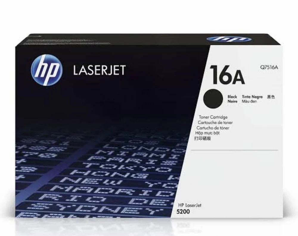 Hp Q7516a 16a Black Toner Cartridge, For Printer Manufacturer & Seller ...