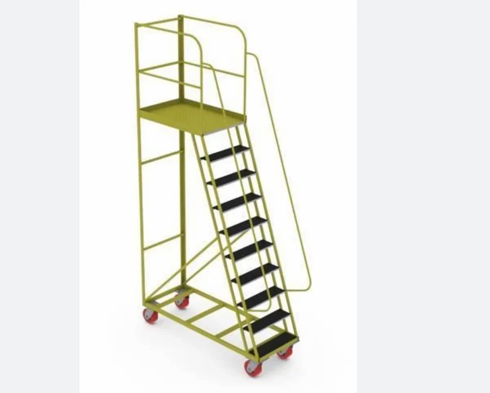 HV Engineering Mild Steel Ladder Trolley, 4-5-6-7 Price in Vadodara ...