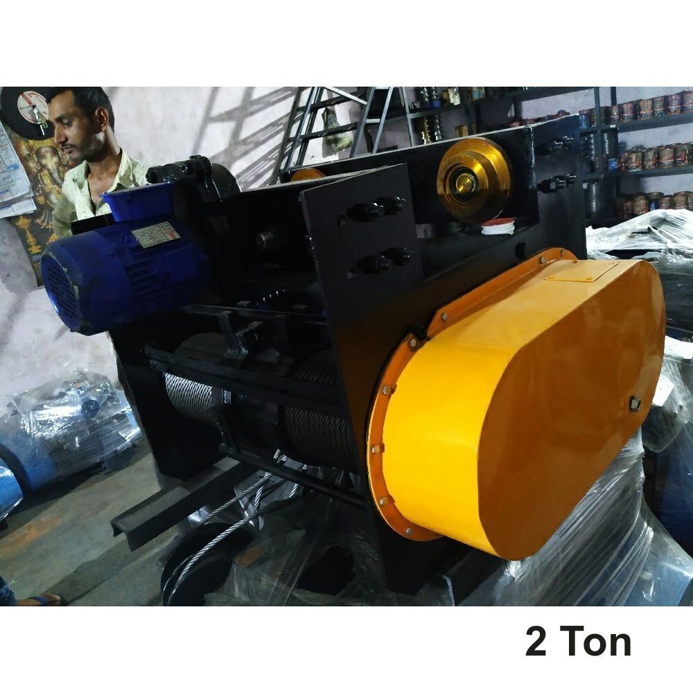 KCH 3 Phase 2 Ton Electric Wire Rope Hoist, For Industrial, 415 V Price ...