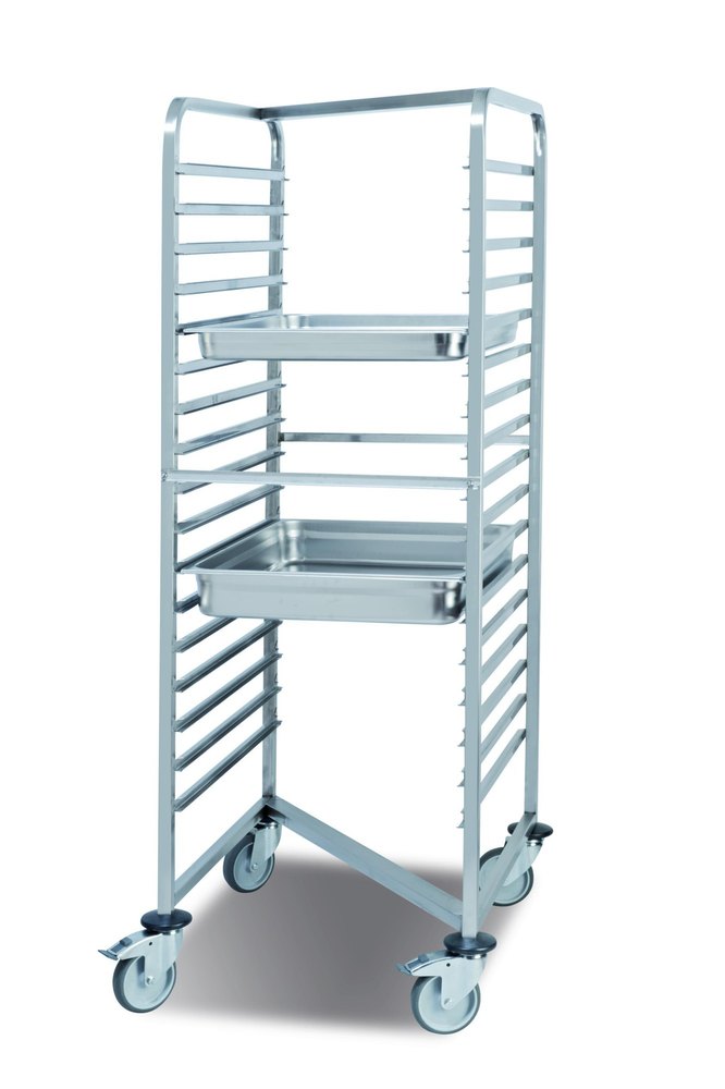 KKE Stainless Steel GN Pan Trolley Price in THIRUVALLUR, Tamil Nadu ...