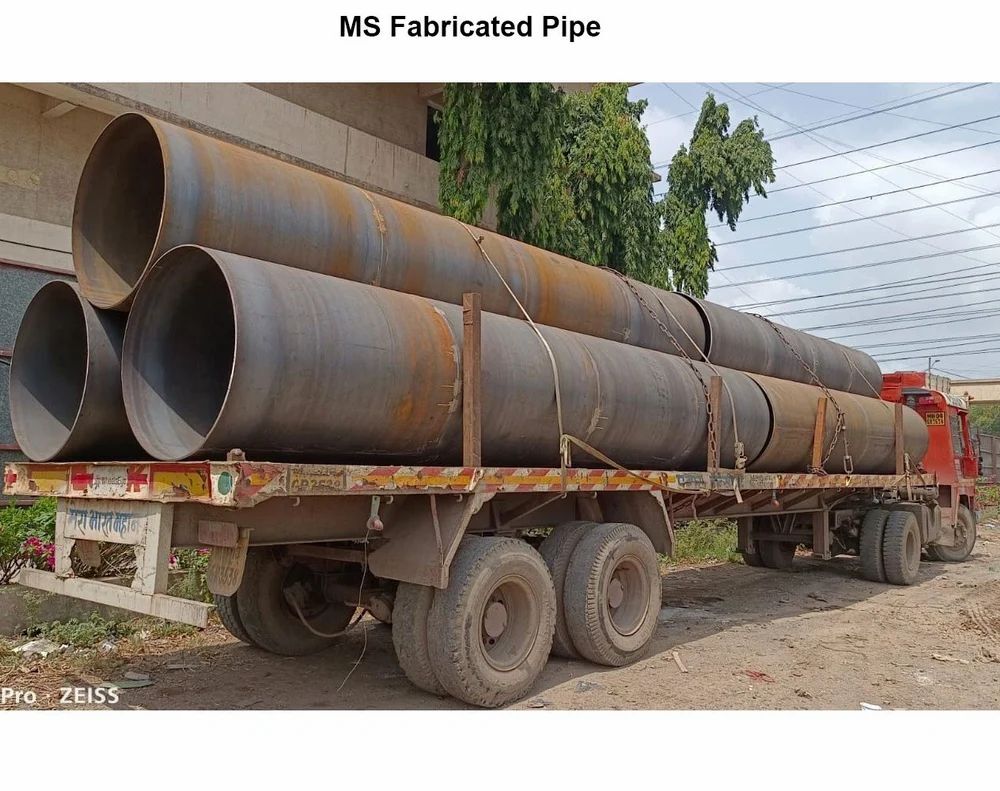 KWALITY STEEL 400nb To 2500nb MS Fabricated Pipe, For Construction ...