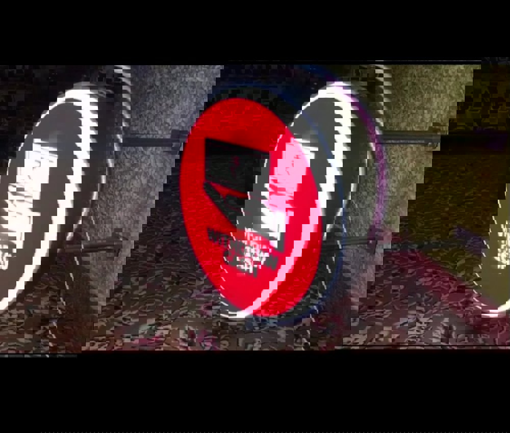 Led Plain Rotating Revolving Sign Board Lollipop flange, Shape: Round ...