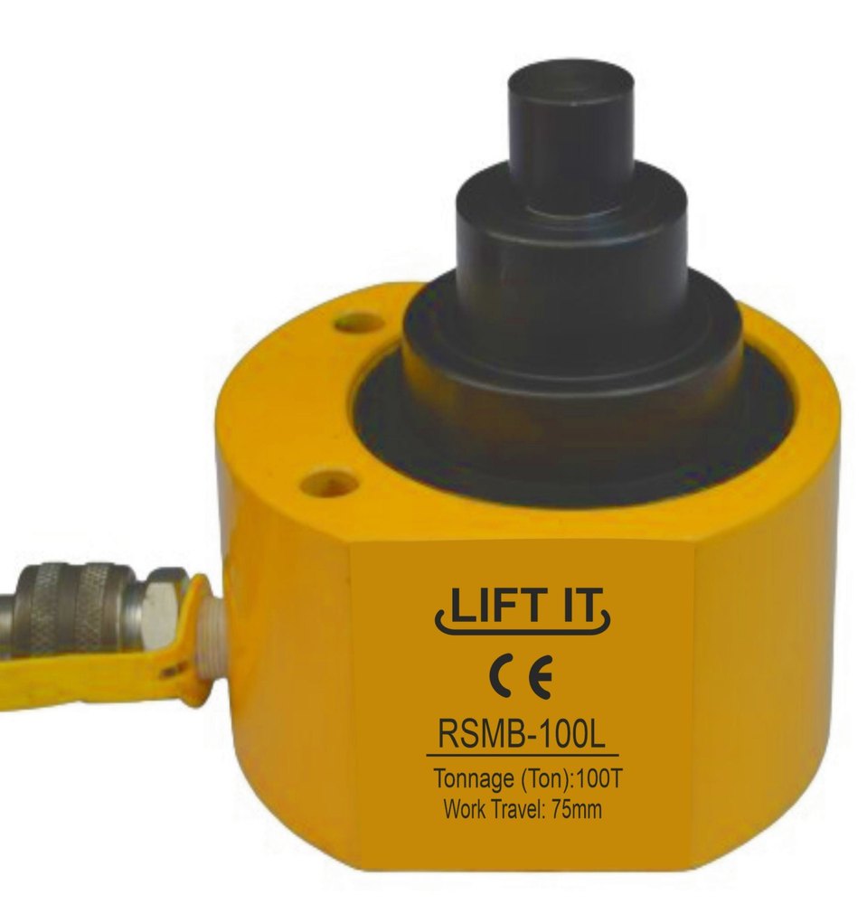 Liftit Low Height Hydraulic RSMB 100 Ton Button Jack in Surat - Jay ...