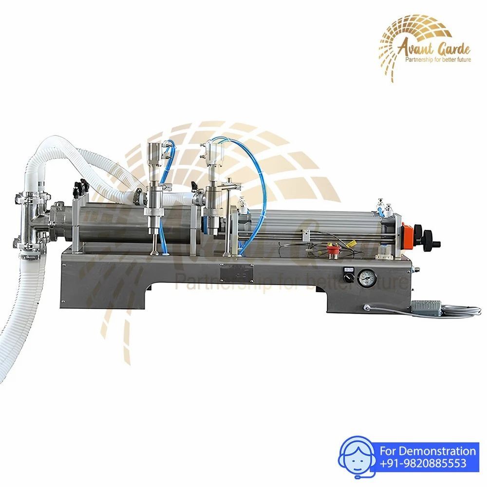 LIQUID FILLER 10-100ML (DOUBLE HEAD) (Model No-AGLFD100) at 122492.00 in Mumbai