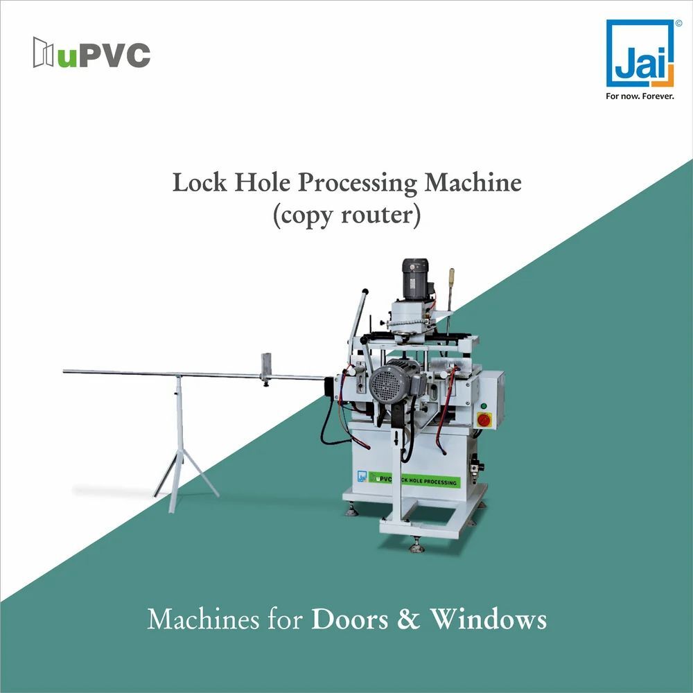 Lock Hole Processing Machine (copy router) Manufacturer & Seller in Ahmedabad - JAI INDUSTRIES