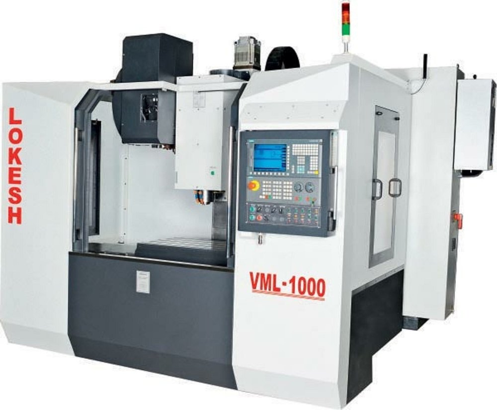 Lokesh VML-1000 VMC Machine, Spindle Speed: 8000 Rpm, Z - Axis Travel ...