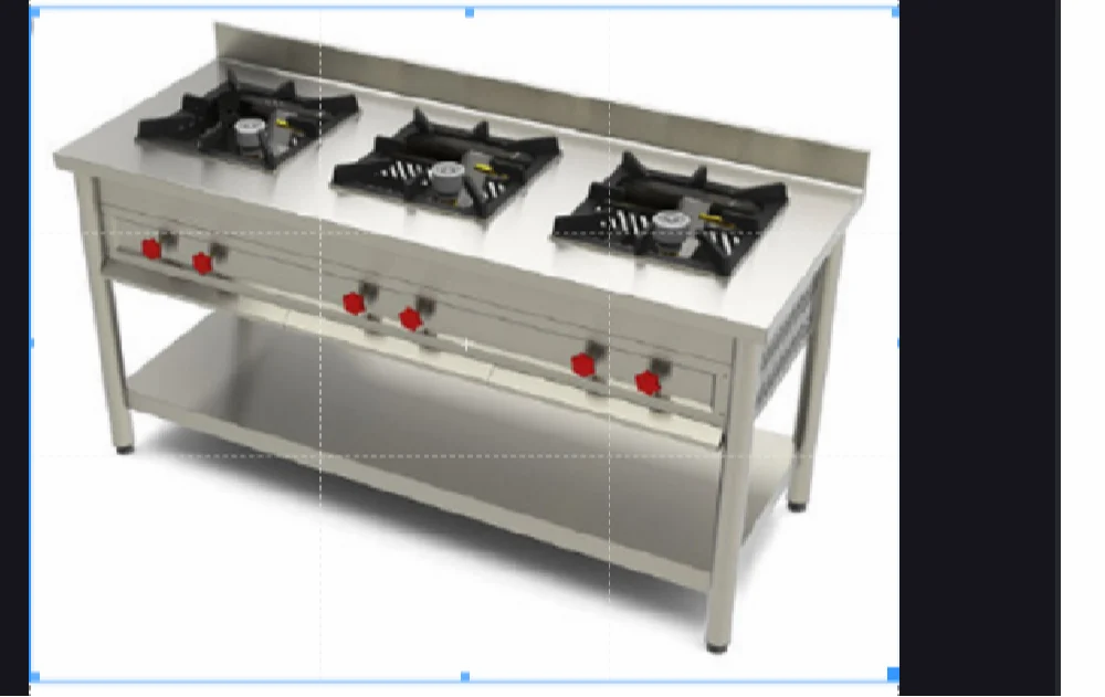 LPG 3 Burner Indian Gas Range, For Commercial Price in vasai ...