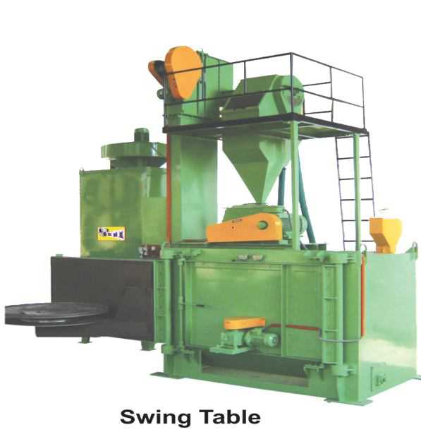Manual Booth Type Swing Turn Table Type Shot Blasting Machine Price in ...