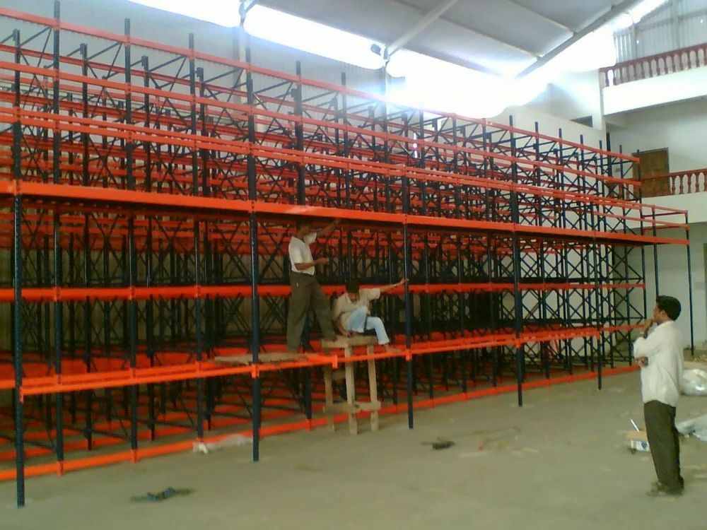 Material: Iron Two Tier Racking System Manufacturer & Seller in Mumbai ...