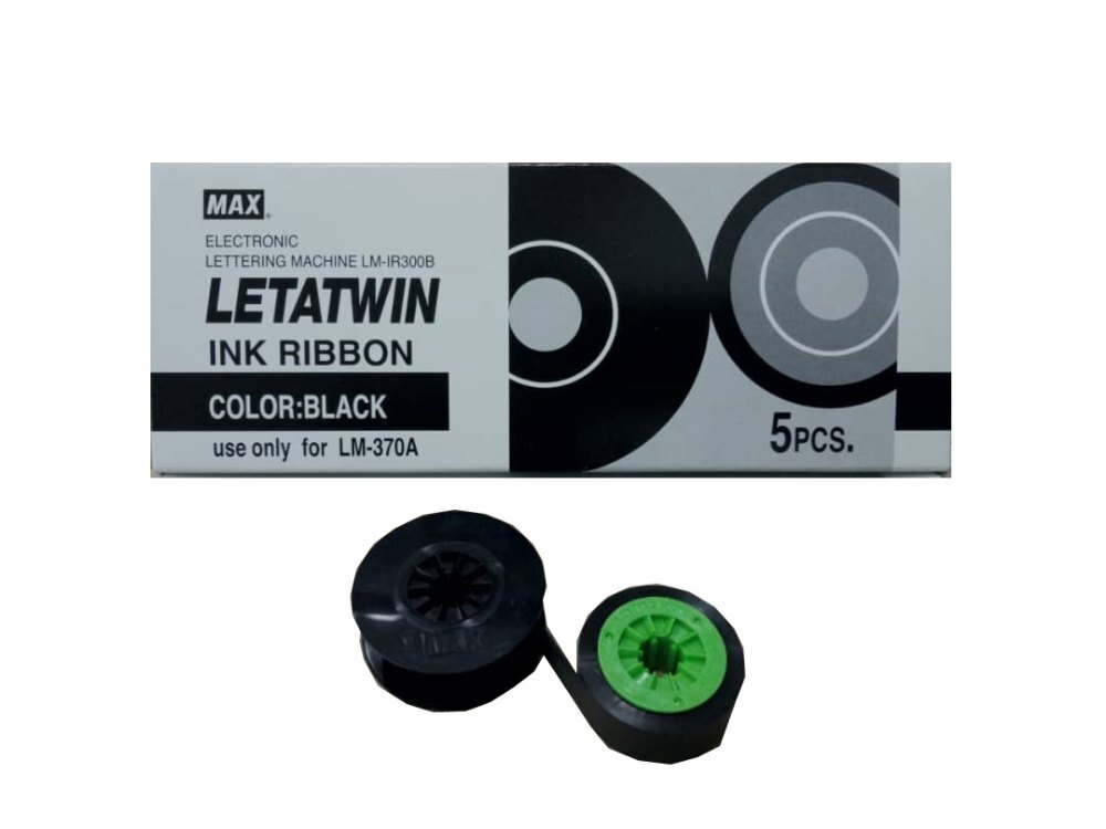 Max Black Ink Ribbon with Ribbon Case, Packaging Type: Roll Price in ...