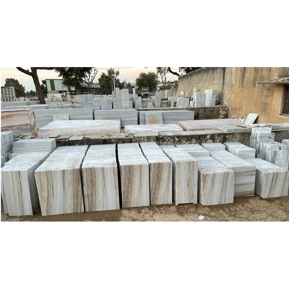 MHR Polished Finish Chak Dungri Brown Marble Slab, Application Area ...