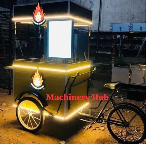 Mild Steel Cycle Push Carts, Model Name/Number: HUBCART111, Load ...