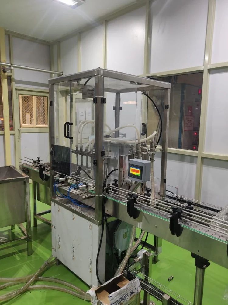 Mild Steel Four Head Linear Bottle Filling Machine, Power Consumption ...