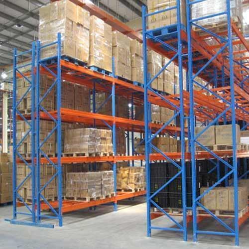 Mild Steel Free Standing Unit Heavy Duty Pallet Rack, For Warehouse ...