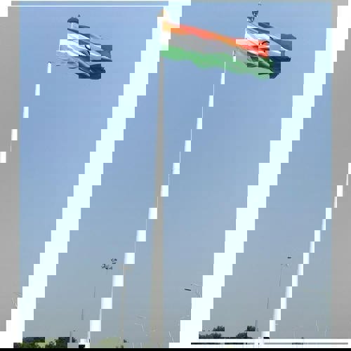 Mild Steel High Mast Flag Pole Price in GHOLA, West Bengal – ₹80,000 ...