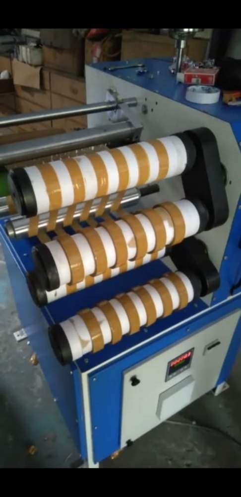 Mild Steel Mini Bopp Tape Slitting Machine, Single Phase 1 Hp ...