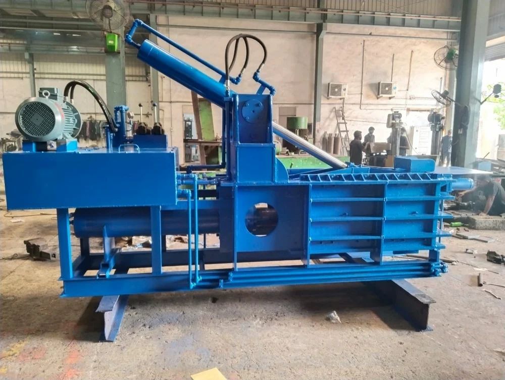 Mild Steel Triple Action Iron Scrap Baler, Model Name/Number: NM-ISB ...