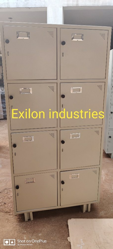 M.s Powder Coated Mild Steel Pad Lock Worker Locker, For School,college ...