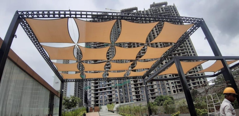 Multicolor Canopy Structures roof, For achitectual in Ahmedabad - Apex ...