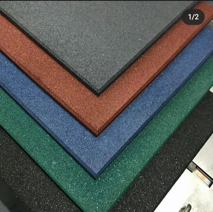 Multicolor Plain Rubber Mats, For Industrial, Packaging Type: Roll ...