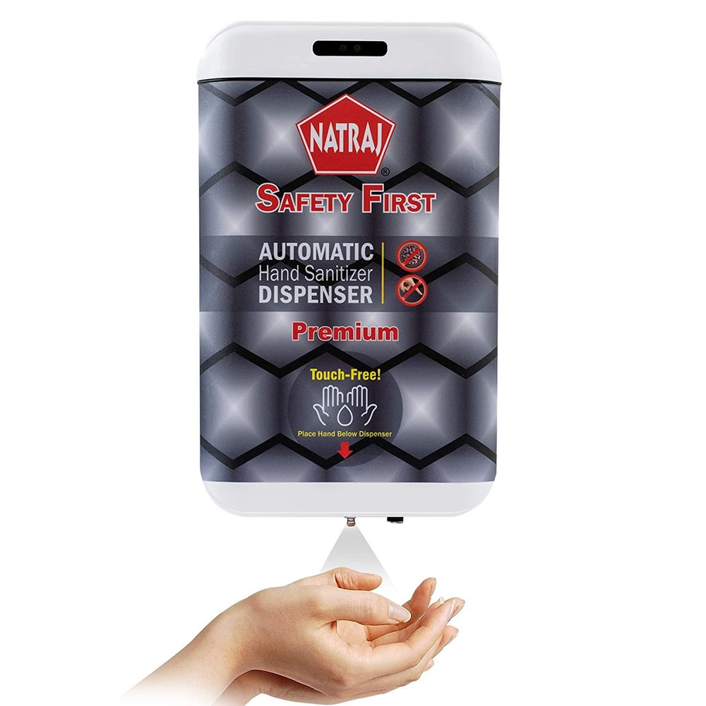 Natraj Automatic Hand Sanitizer Dispenser Wall Mounted With Sensor (5 ...