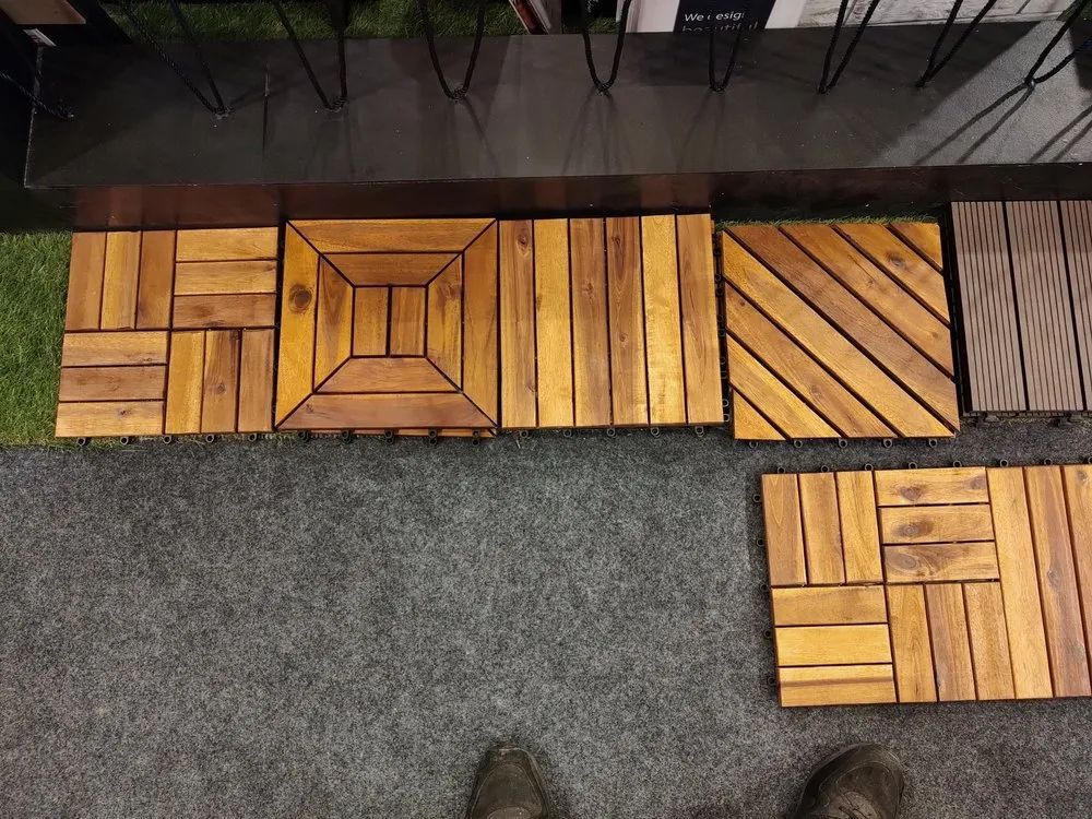 Normal Printing Deck Wooden Tiles, For Flooring Price in Pune ...