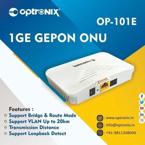 Optronix 1GE GEPON ONU, Model Name/Number: OP-101E Price in Delhi, Delhi – ₹1,033 | CANDID ...