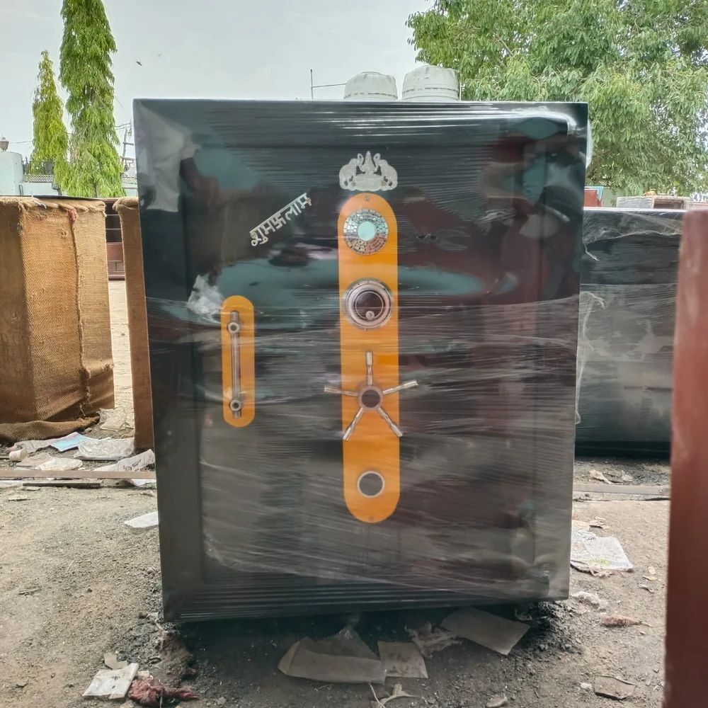 Plain Pad Loc Black Safety Locker, For Office, Golden Price in Sikar ...