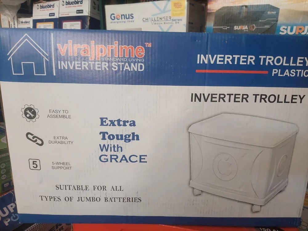 Plastic Inverter Trolley at ₹1,000 in Meerut | M/s Xcel Battery