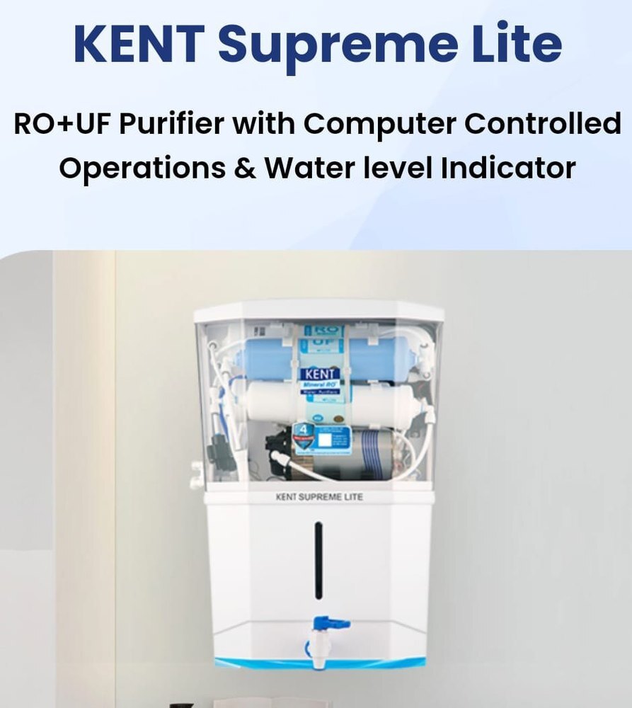 Plastic Kent Supreme Lite Water Purifiers, 15 LPH Price in Gurugram ...