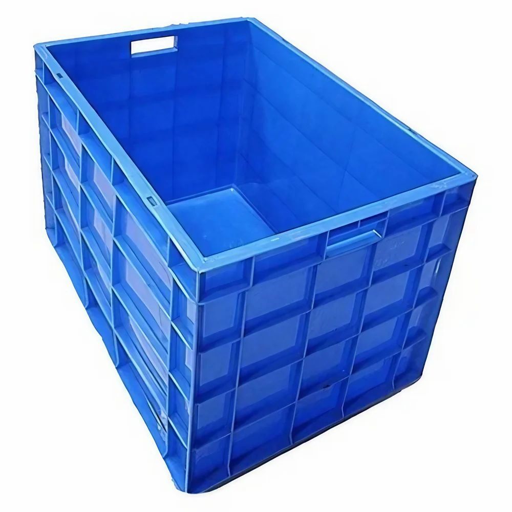 Plastic Rectangular Fish Crates, Capacity: 45 Kg, Size: 600 X400 X ...