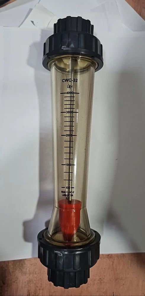 Polycarbonate CWC 32 Rotameter, For Industrial Use, Packaging Type: Box ...