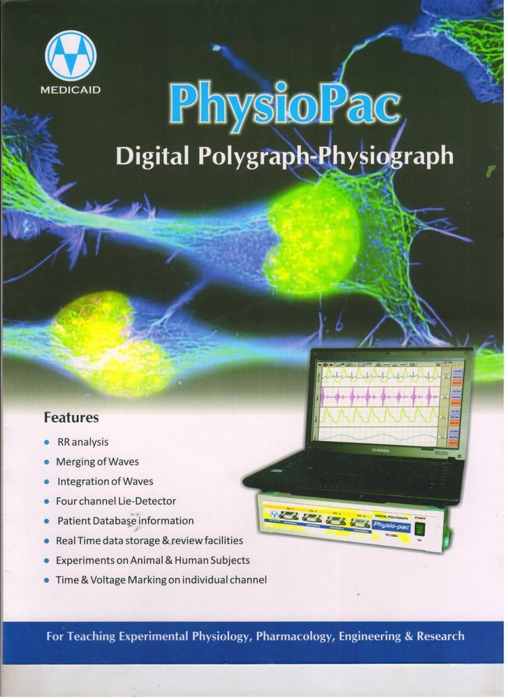 Polygraph 4 Channel / 4/8 Channel with PC - Advanced Physiological ...