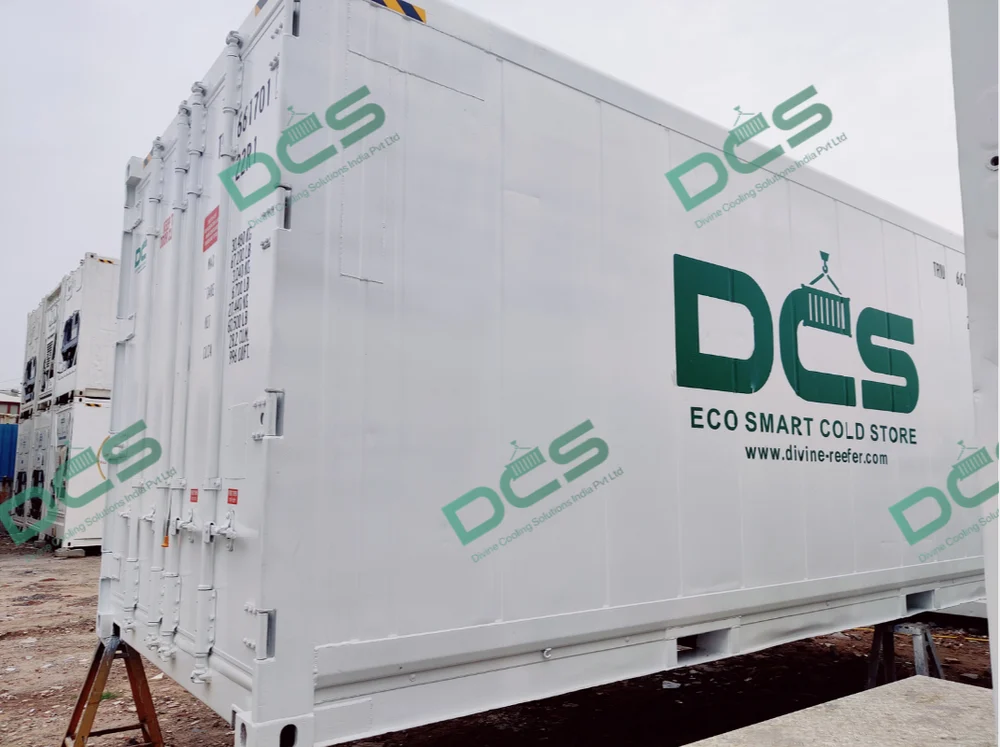 Portable Cold Storage Container For Lease, Load Capacity: 10 to 100 ...