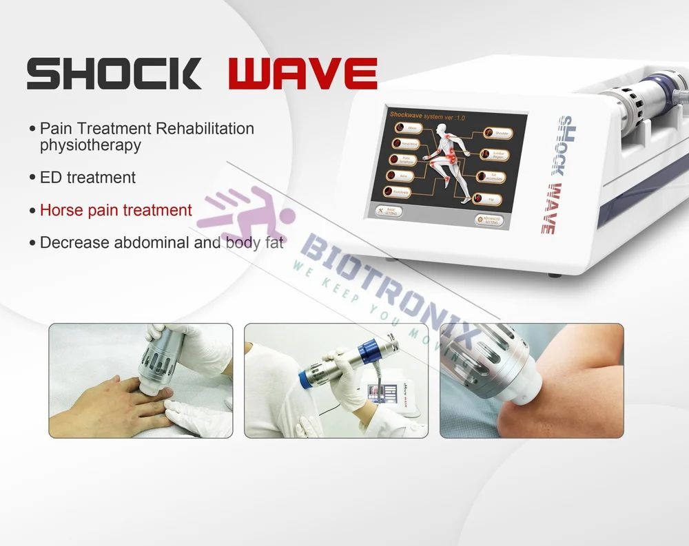 Portable EMS and shockwave therapy unit Pain management shockwave ...