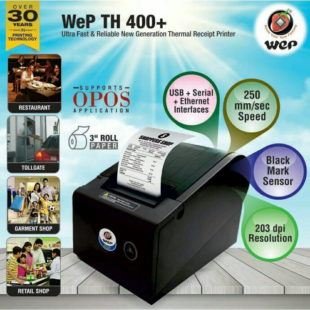 POS Printers, Wep TH400plus Price in Chennai, Tamil Nadu – ₹11,500 ...