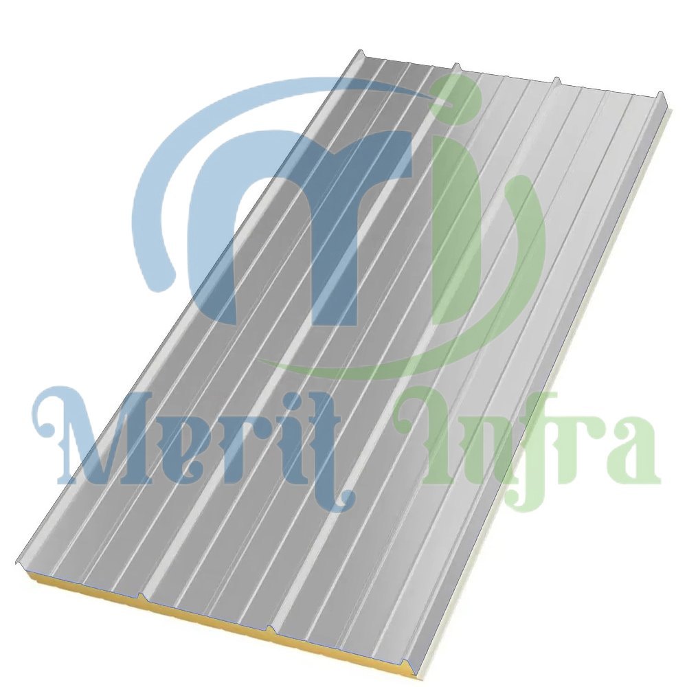 PPGI Color Coated Kingspan Jindal Sandwich Panel, For WALL & ROOF, 1050 ...