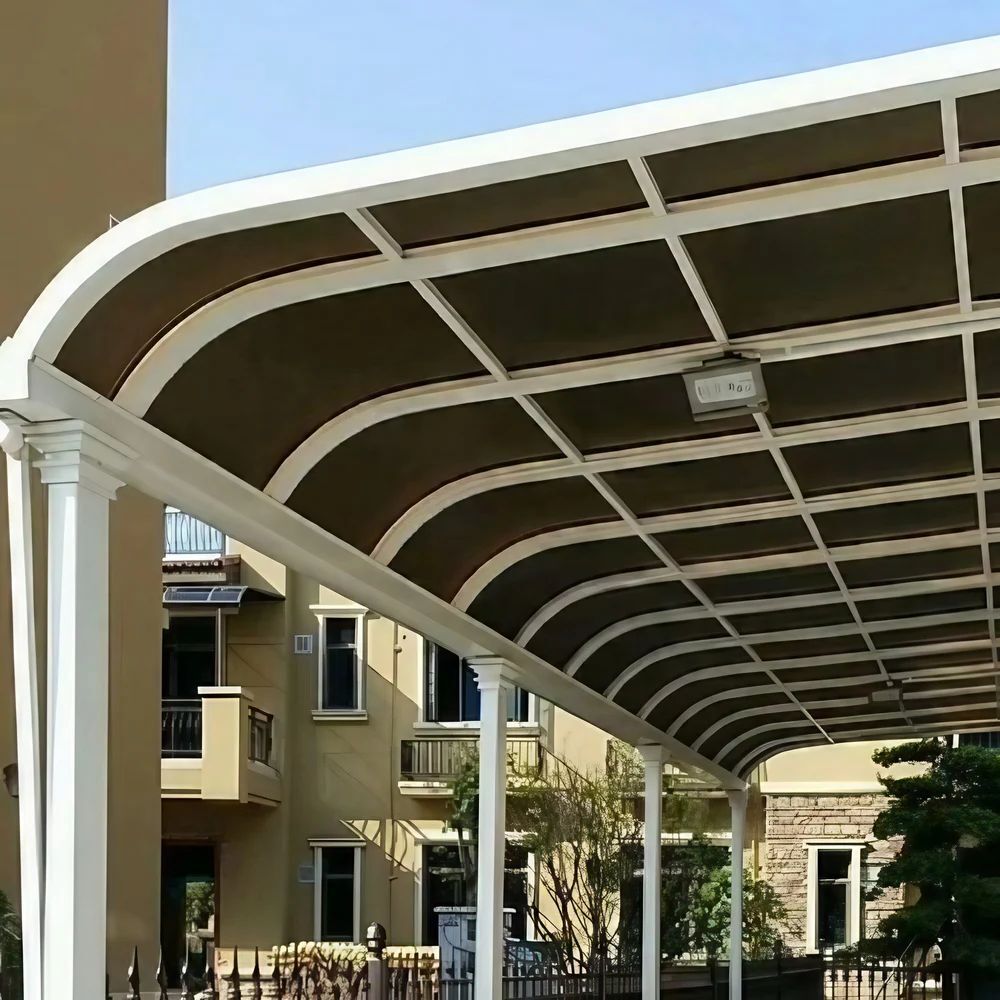 Pvc And Ms Modular Balcony Tensile Membrane Structures, For Residential ...