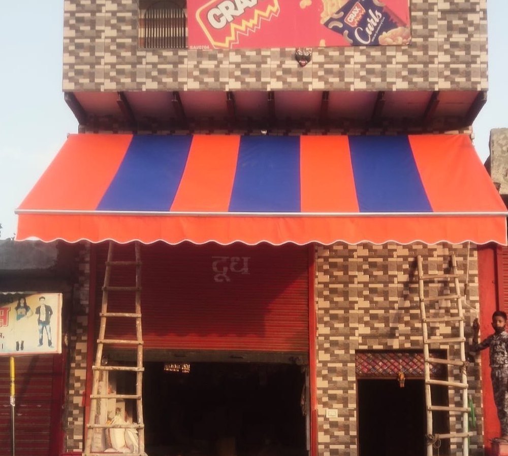 PVC Shop Shade Awnings, Shape: Rectangular in Delhi - J.D. Awning System