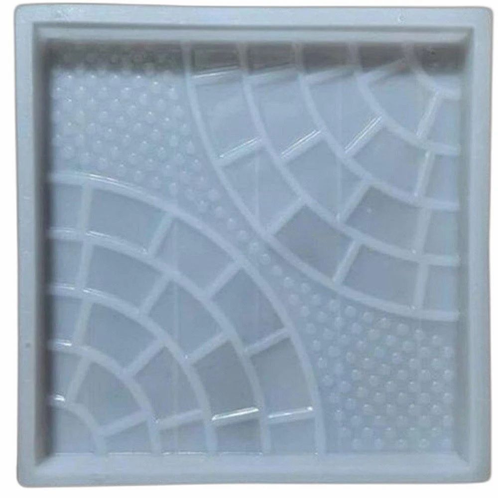 PVC Silicon Plastic Double Half Round Tile Mould, For Making Tiles ...