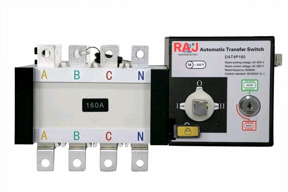Raj ats 4 Pole Automatic Transfer Switch Panel, Three Phase Price in ...